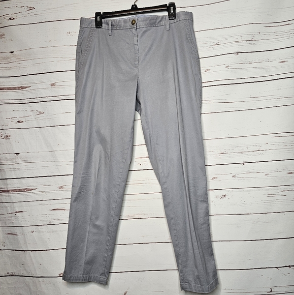 Talbots | Pants & Jumpsuits | Talbots Gray Relaxed Chino Pants | Poshmark